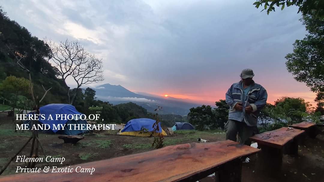 Sunset Ala Filemon Adventure Camp Cisadon Sentul