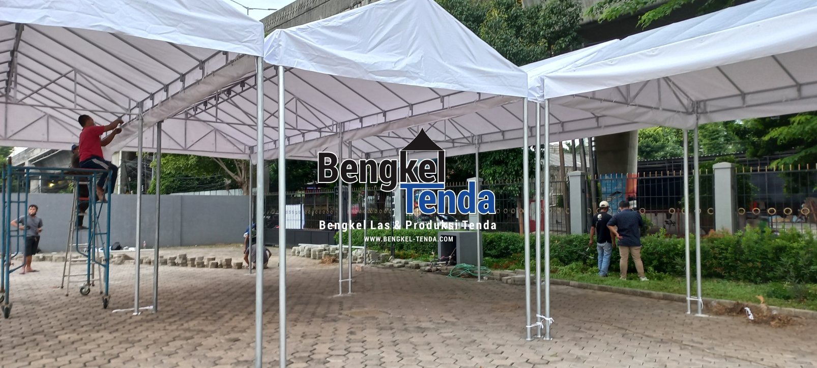Produksi Tenda Pesta | Tenda Terop | Tenda Plampang | Bengkel Las Tenda