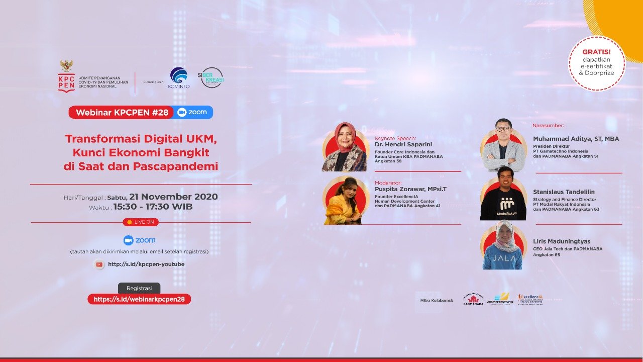 Event Kolaborasi Ekonomi Bangkit yang telah dilaksanakan