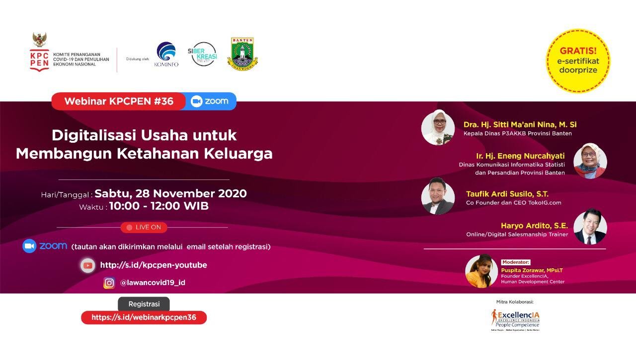Event Kolaborasi Ekonomi Bangkit yang telah dilaksanakan