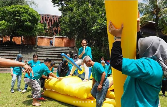 Outbound Balon bersama Kemenkes di Amanuba Rancamaya Bogor