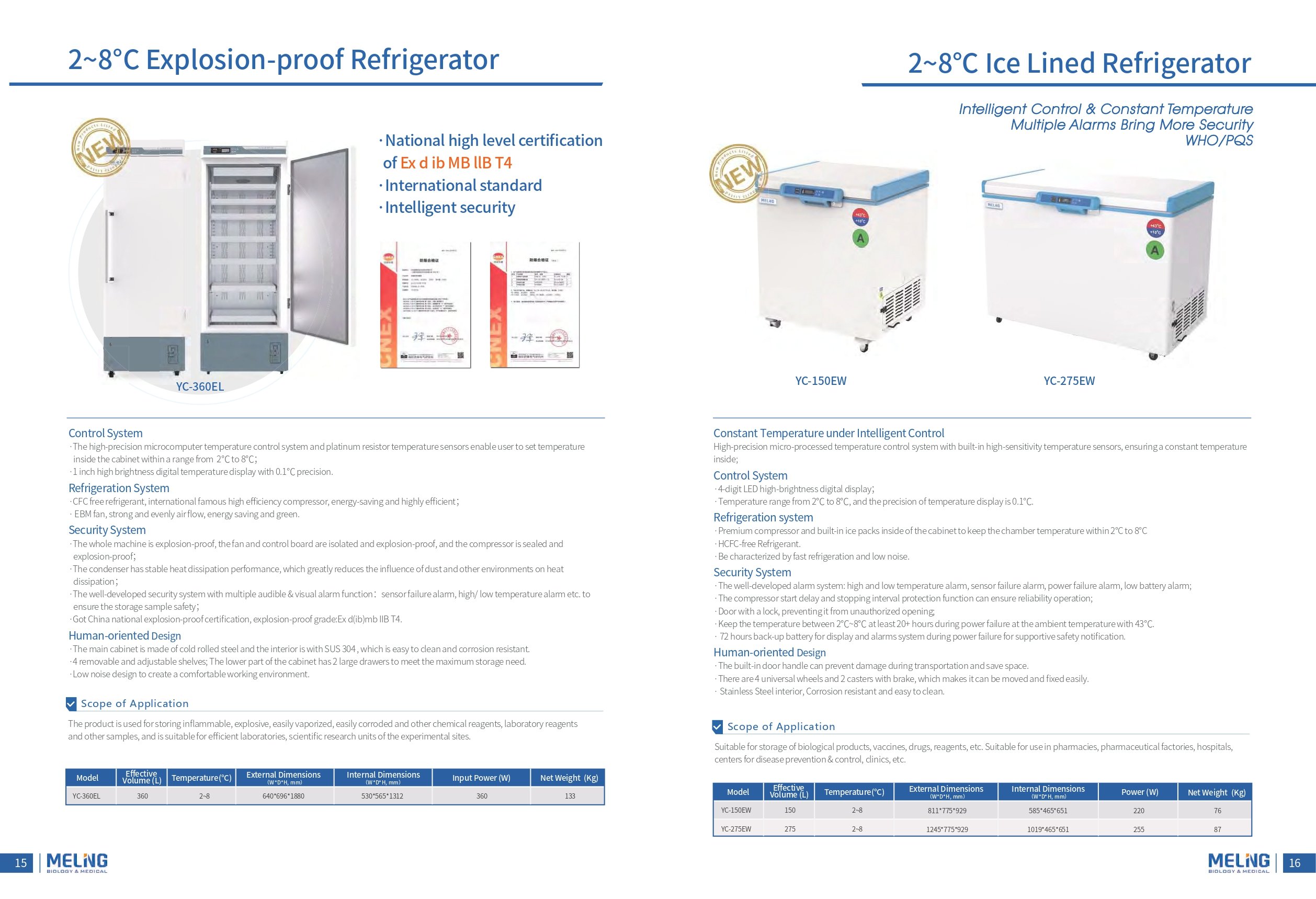 Lab Freezer dan Lab Refrigerator