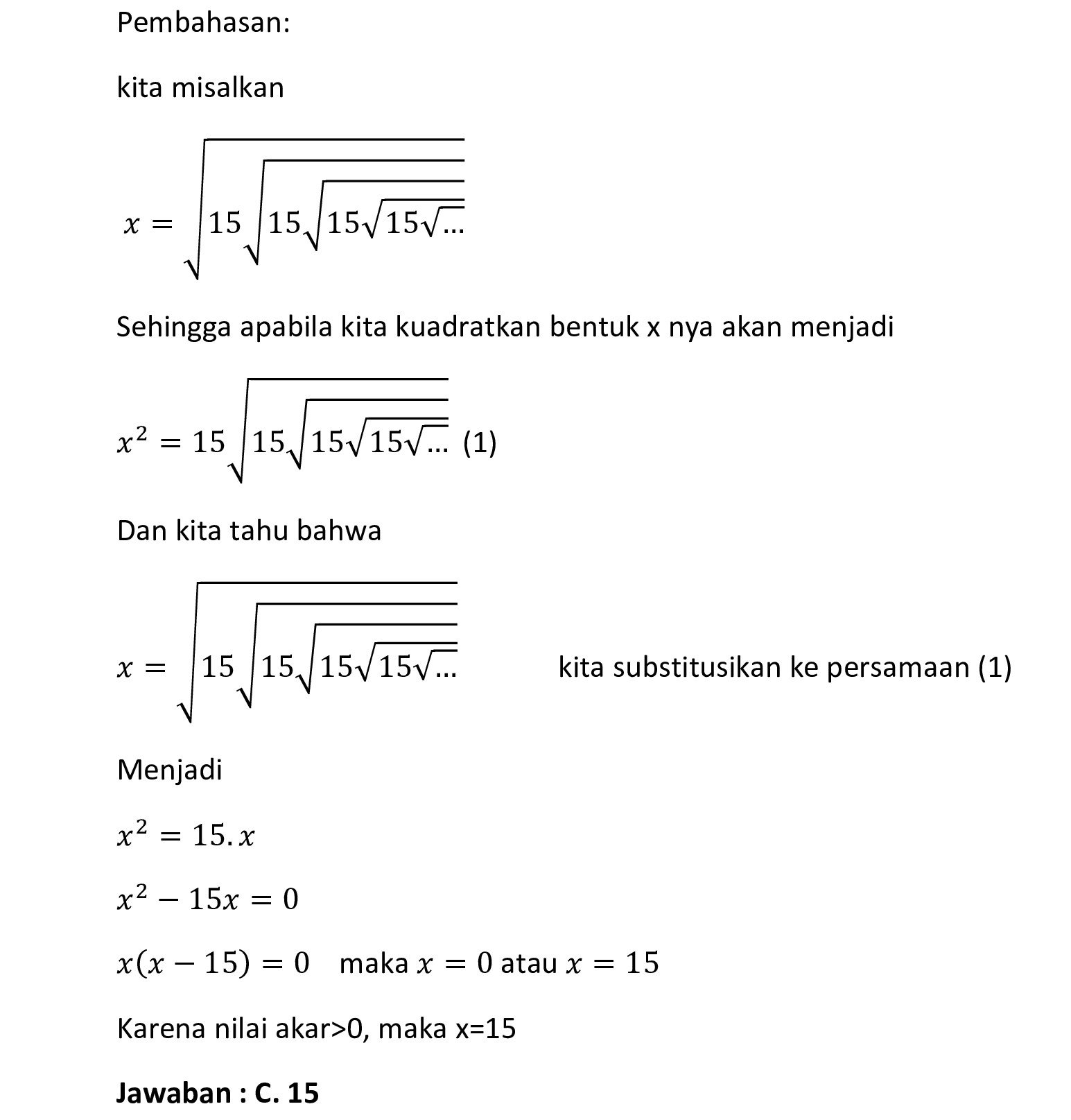 TIPS & TRIK! Menyelesaikan Soal Bentuk Akar dalam Akar