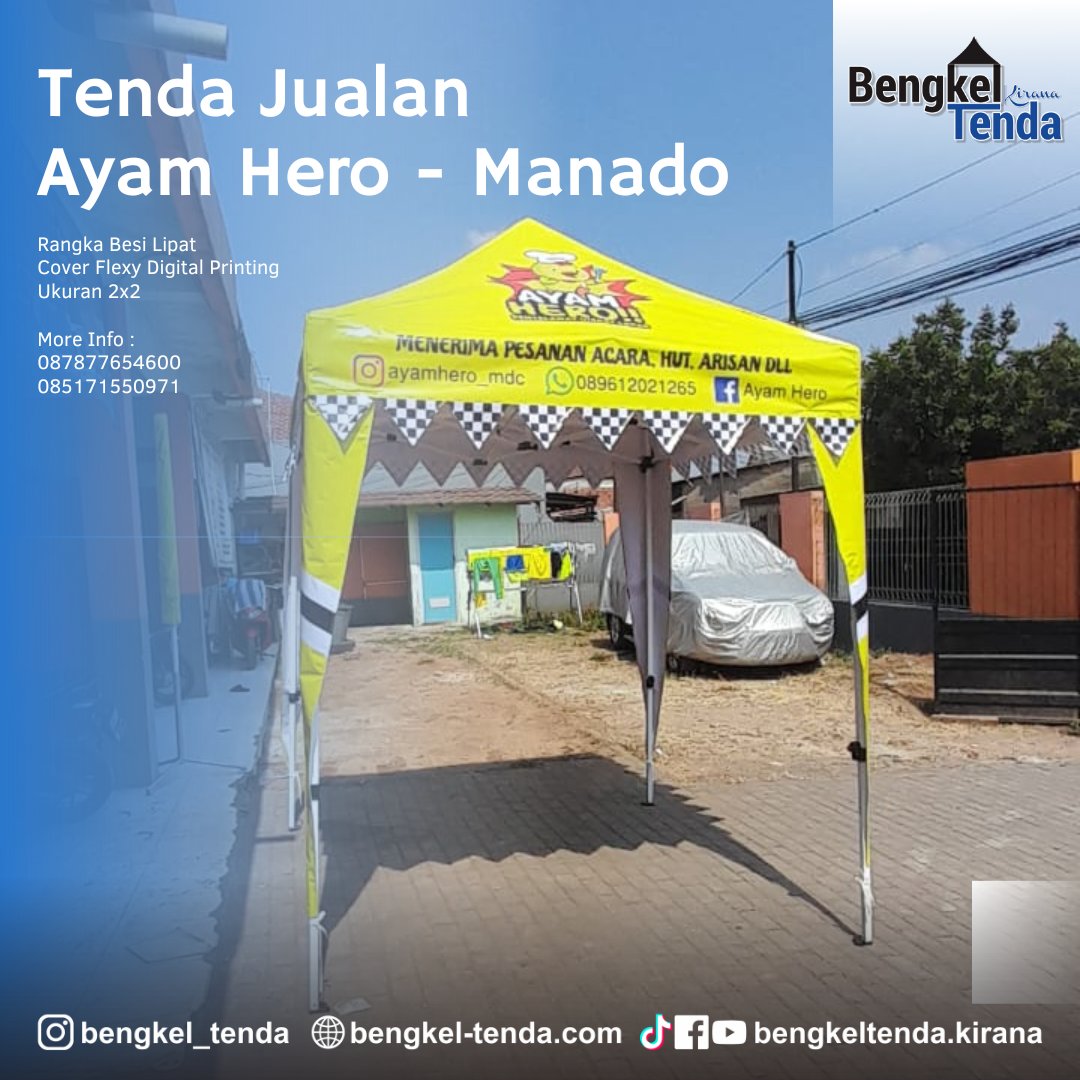 PRODUKSI TENDA | JUAL TENDA | SUPPLIER TENDA | BENGKEL TENDA