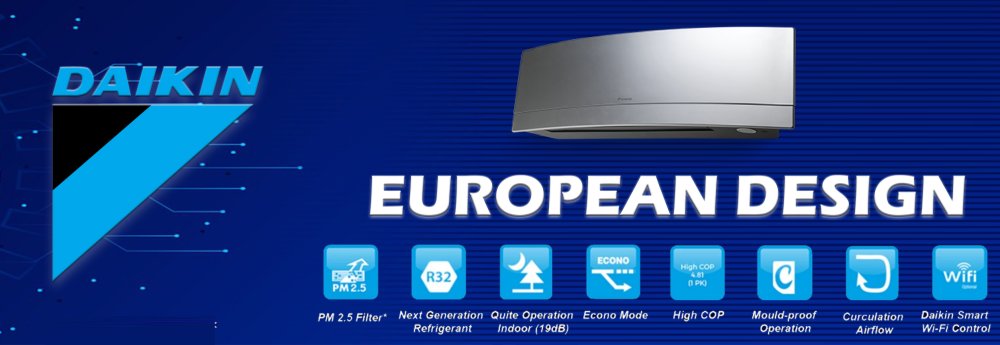 Ac Split Daikin European Design 1 PK